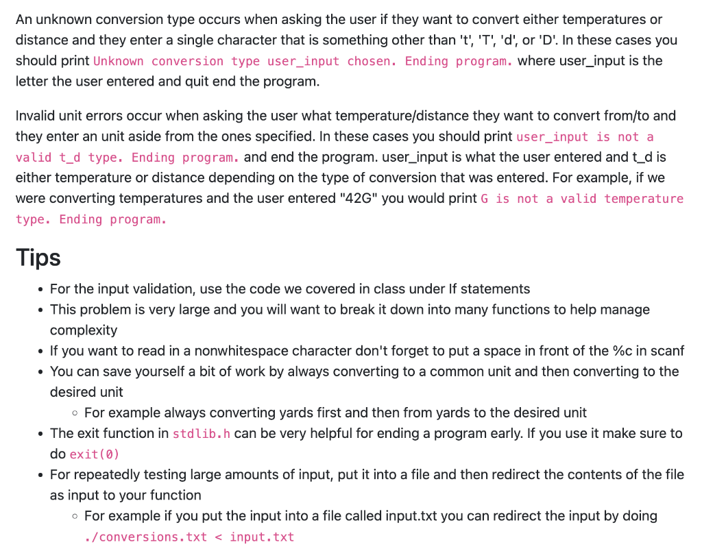Solved Problem In this program you will be converting | Chegg.com
