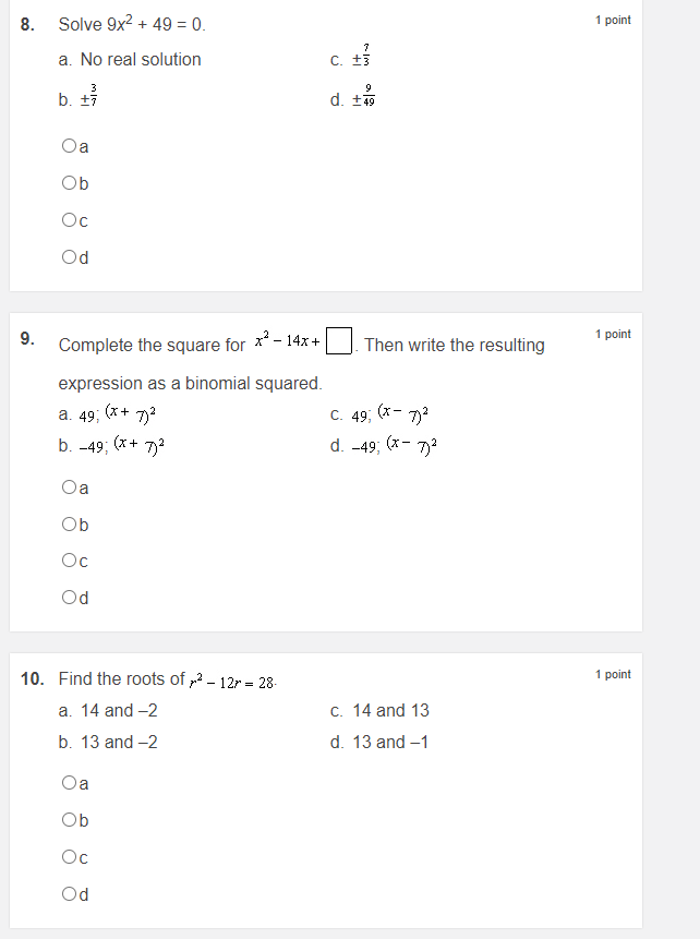 Solved 4 Use The Graphs Of F X And G X To Determine All
