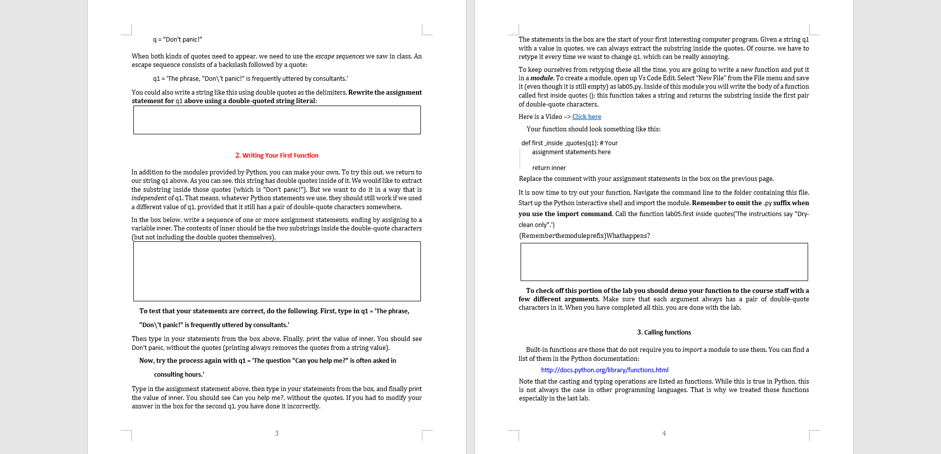 pythonIn-class Task This Lab is more of a Tutorial to | Chegg.com