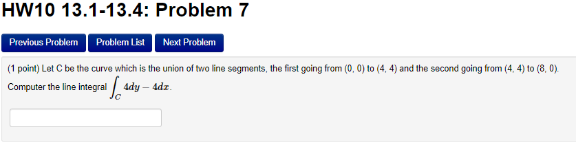 Solved HW10 13.1-13.4: Problem 7 Previous Problem Problem | Chegg.com