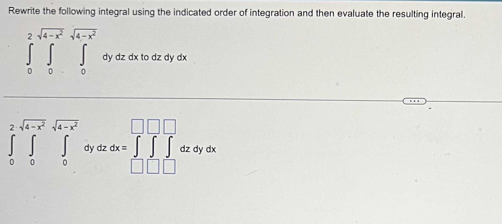 Solved Rewrite the following integral using the indicated | Chegg.com
