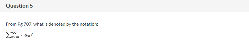 Solved Question 5 From Pg 707, what is denoted by the | Chegg.com