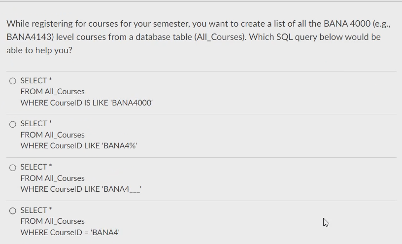 Solved Consider the PATINDEX( , > ) function. | Chegg.com