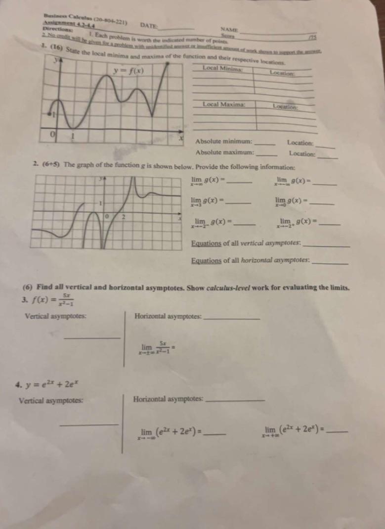 nction and their respective locatinns Absolute | Chegg.com