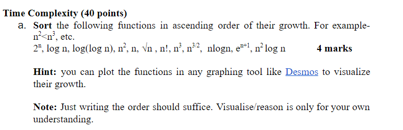 Solved CSE380 ALGORITHMS These are part of same | Chegg.com