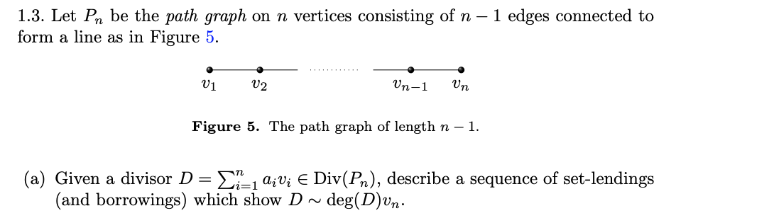 1.3. Let Pn be the path graph on n vertices | Chegg.com