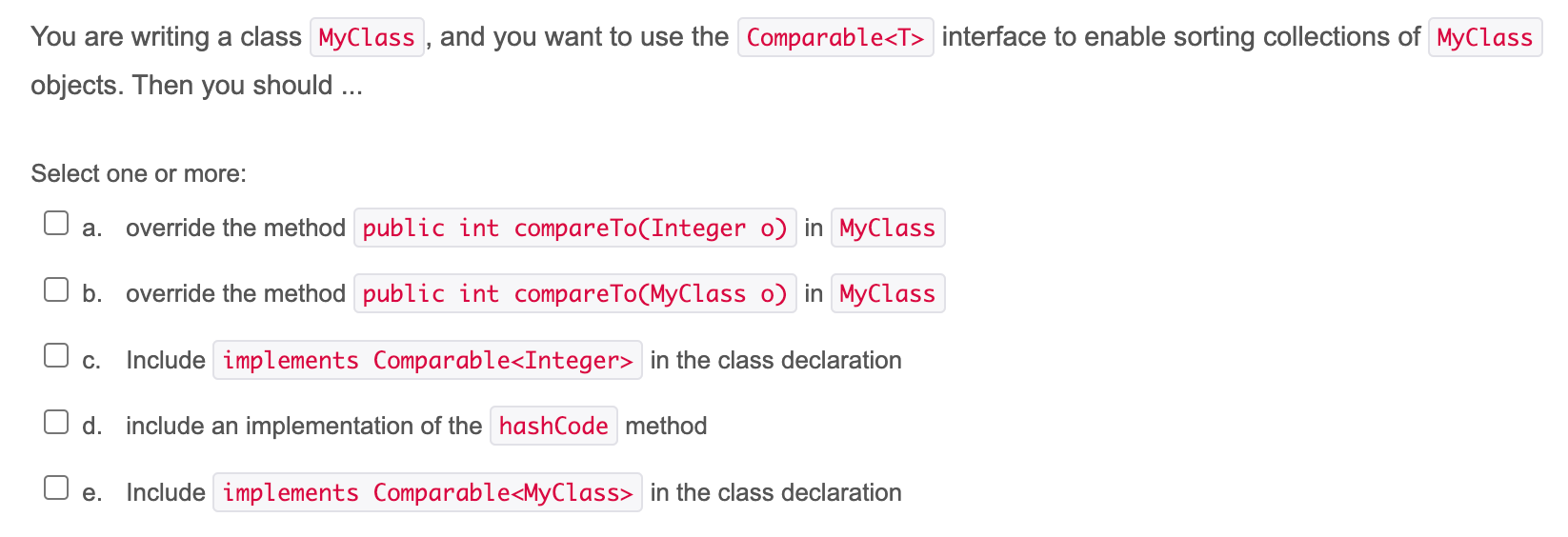 Solved You are writing a class MyClass , and you want to use | Chegg.com