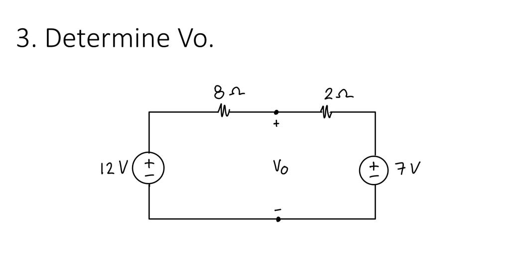 Solved 3. Determine Vo. | Chegg.com