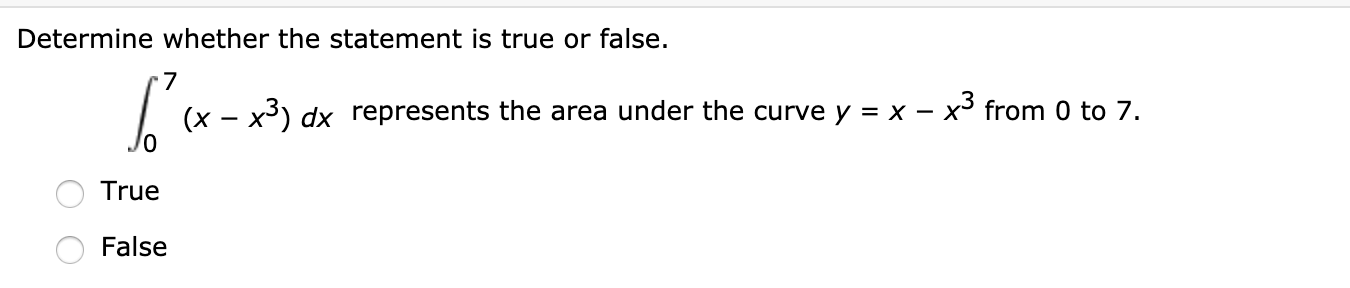 Solved Determine whether the statement is true or false. | Chegg.com Solved Determine whether the statement is true or false. | Chegg.com