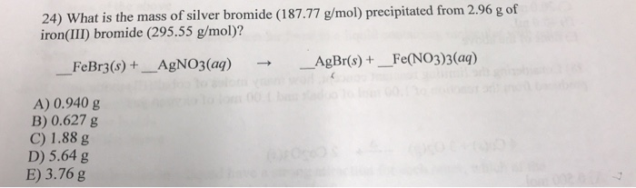 Solved 22) Classify the following type of stoichiometry | Chegg.com