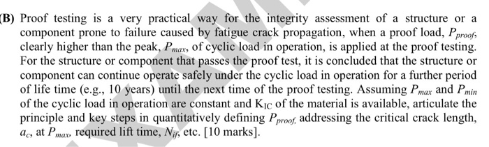 Solved Proof testing is a very practical way for the | Chegg.com