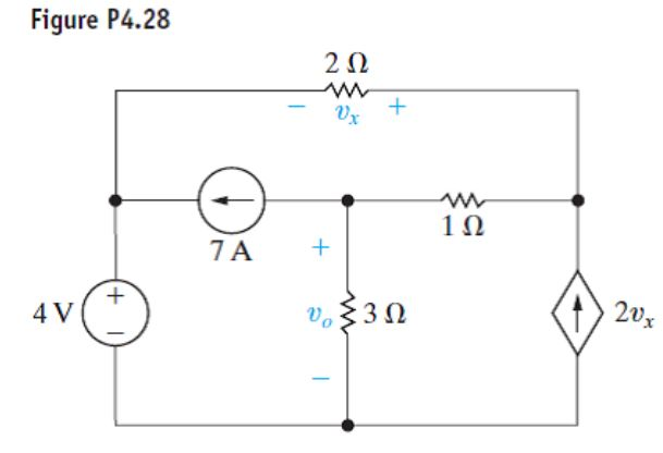 Solved Use mesh-current method to find the power developed | Chegg.com
