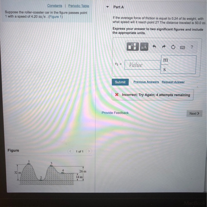 Solved Constants Periodic Table ? Part A Suppose the | Chegg.com