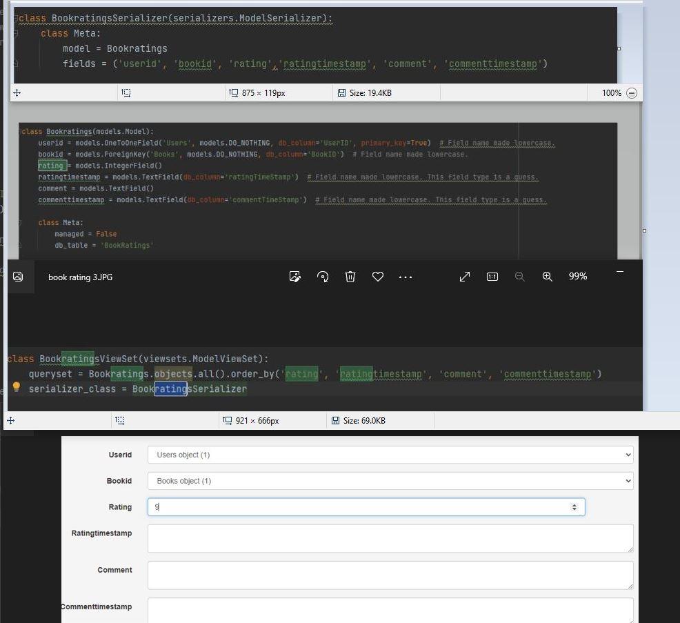 Solved Being worked with python and Django while using SQL | Chegg.com