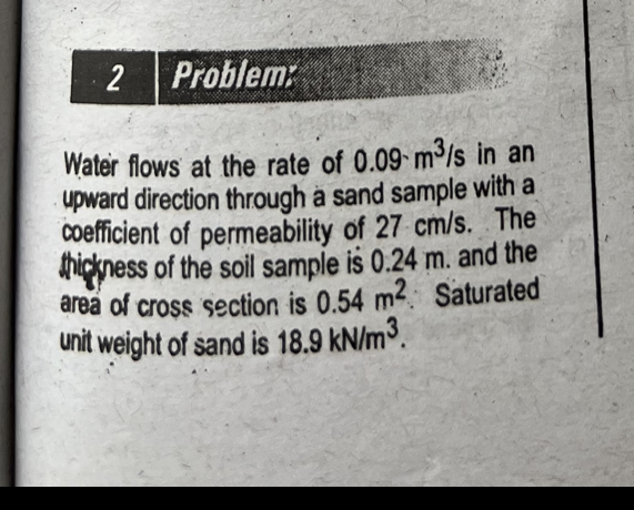 Solved Water flows at the rate of 0.09⋅m3/s in an upward | Chegg.com