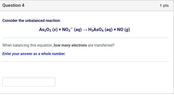 Consider the unbalanced reaction: | Chegg.com