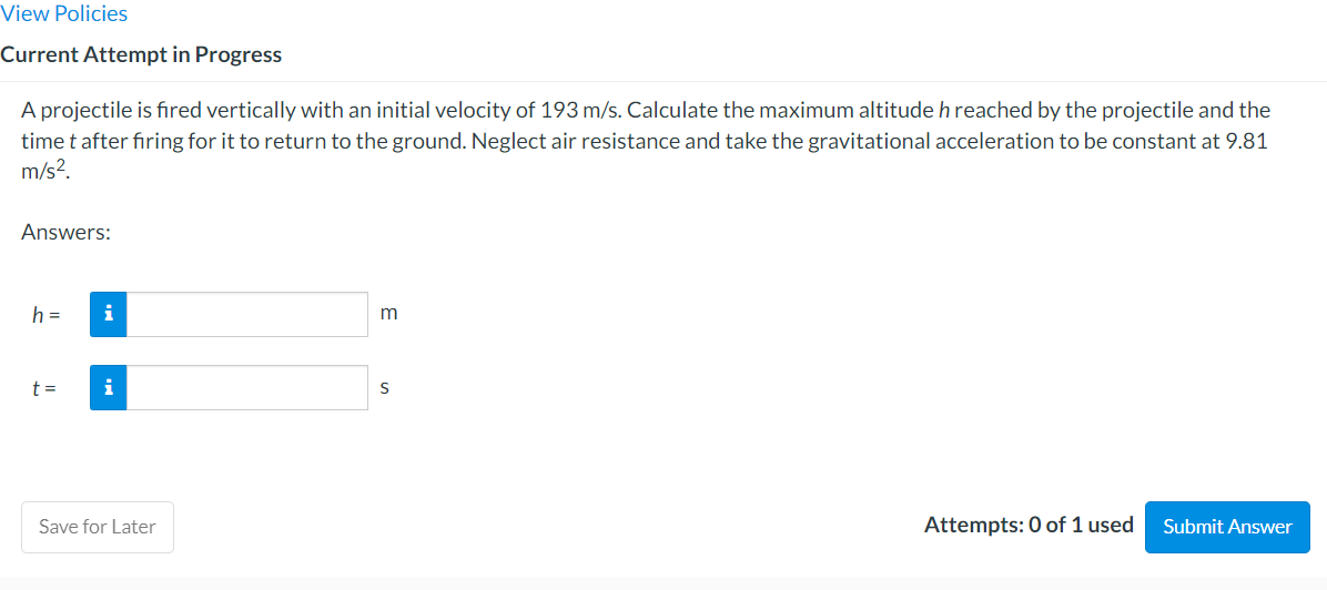 Solved View Policies Current Attempt in Progress A | Chegg.com