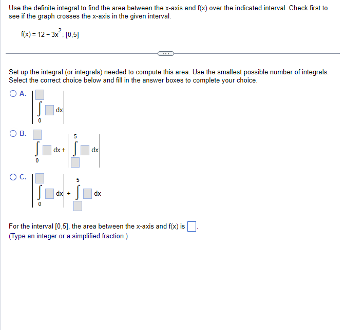 Solved Use the definite integral to find the area between | Chegg.com