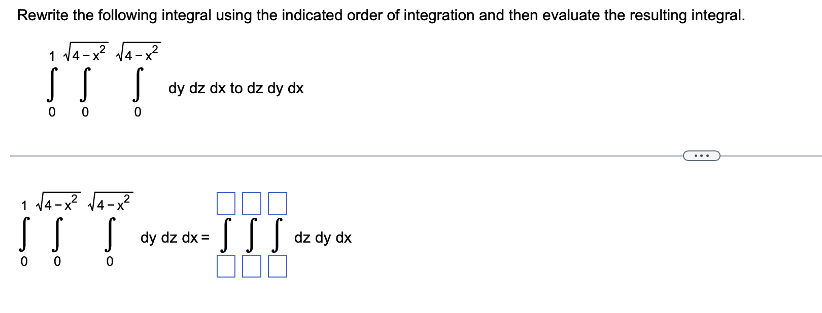 Solved Rewrite the following integral using the indicated | Chegg.com