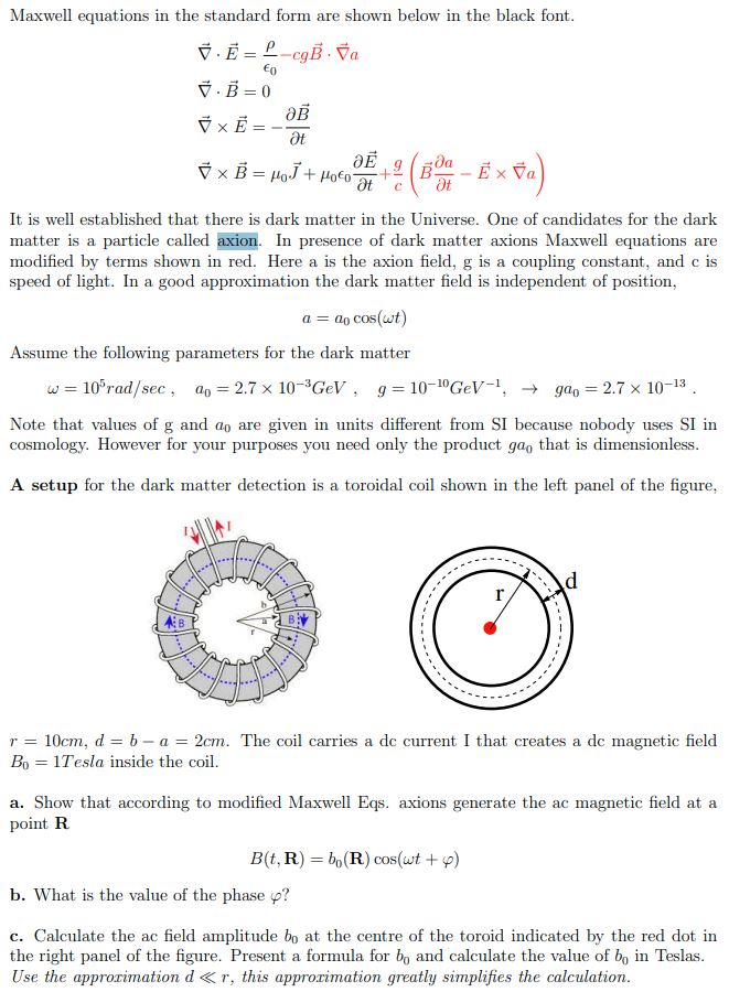 Solved Maxwell equations in the standard form are shown | Chegg.com