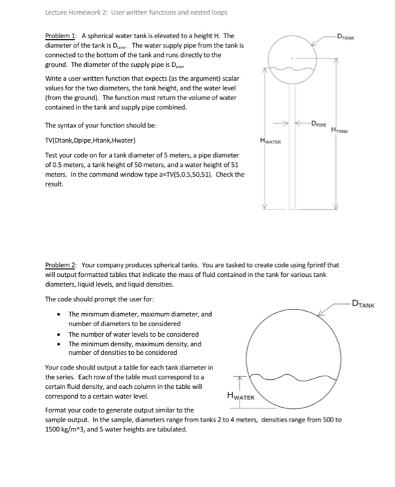 Lecture Homework 2 User Written Functions And Nested 1220