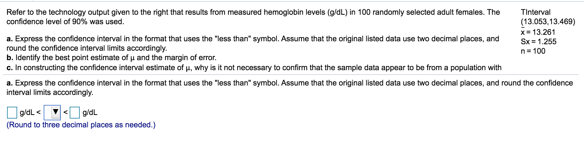 Solved Refer to the technology output given to the right | Chegg.com