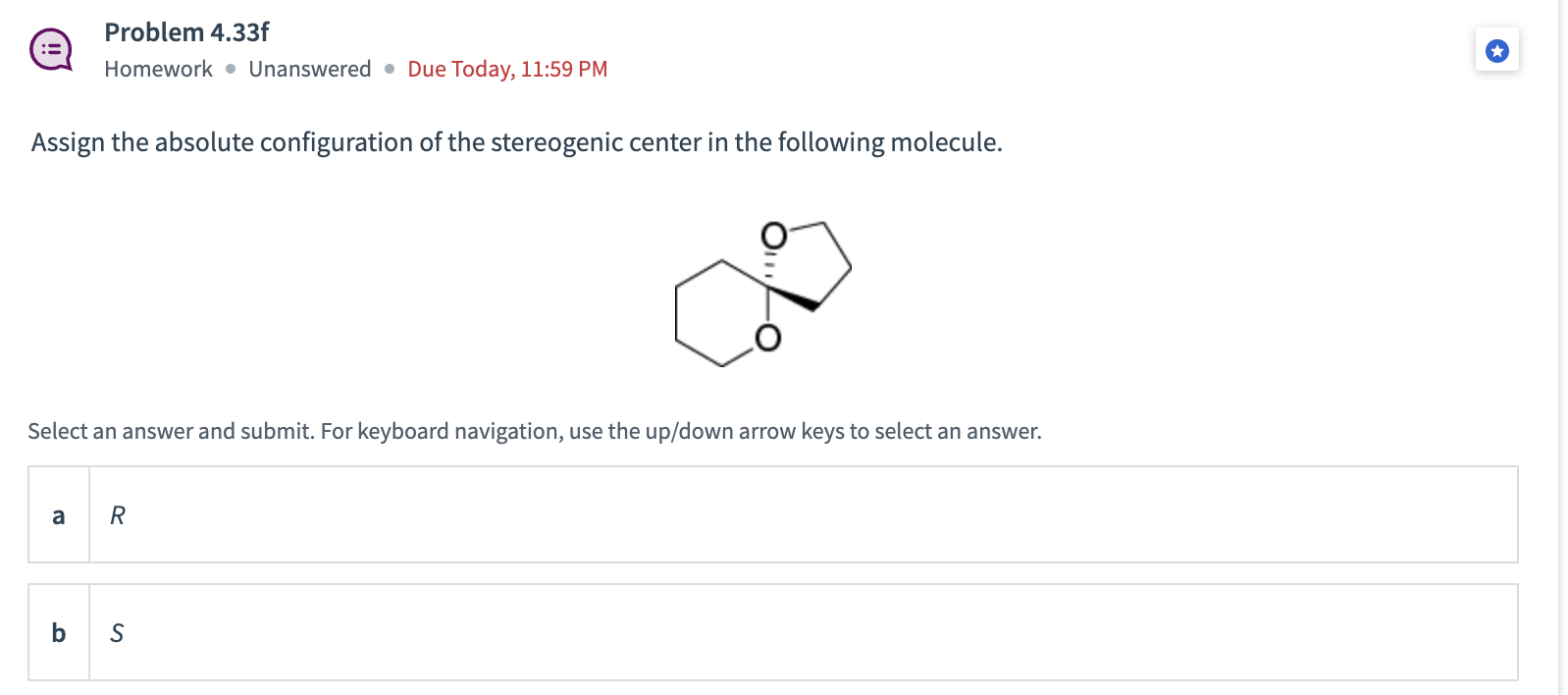 Solved Homework * ﻿Unanswered * ﻿Due Today, 11:59 ﻿PMAssign | Chegg.com