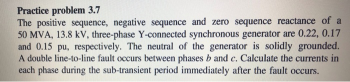 Solved Practice problem 3.7 The positive sequence, negative | Chegg.com