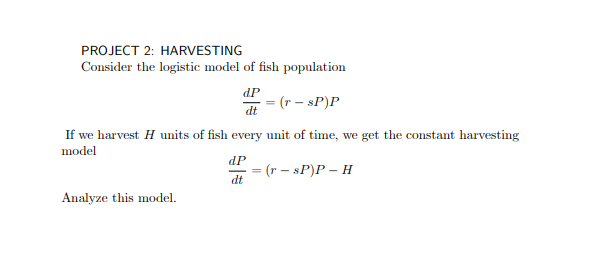 Solved PROJECT 2: HARVESTINGCan you please explain, analyze | Chegg.com