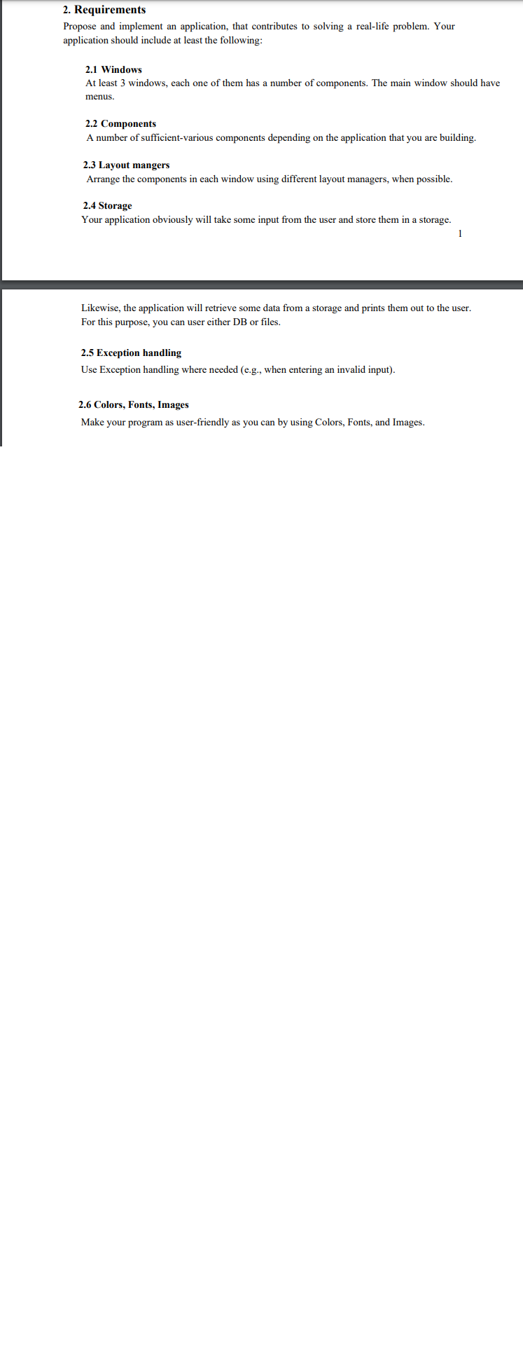 i want java gui project with out using scenebuilder | Chegg.com