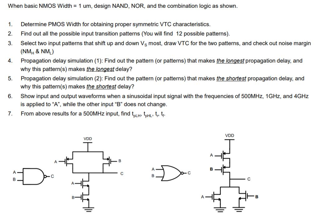 i did nand gate by using coms ltspice , i want to see | Chegg.com