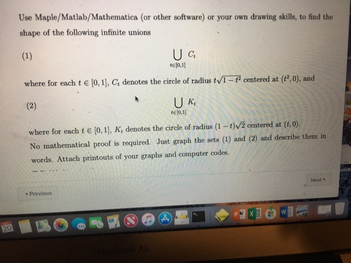 Solved Use Maple/Matlab/Mathematica (or other software) or | Chegg.com