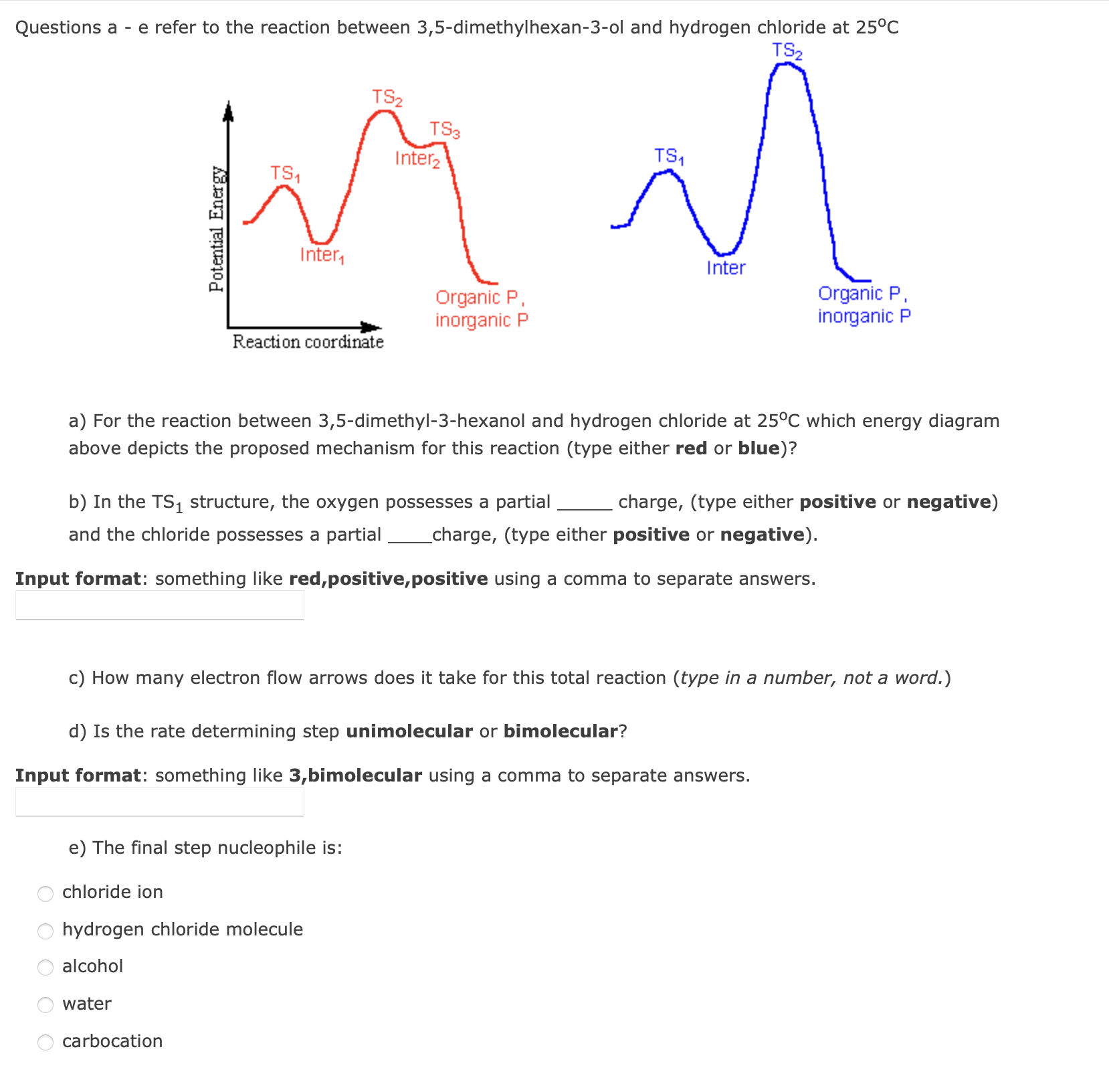 Solved Questions a - ﻿e refer to the reaction between | Chegg.com