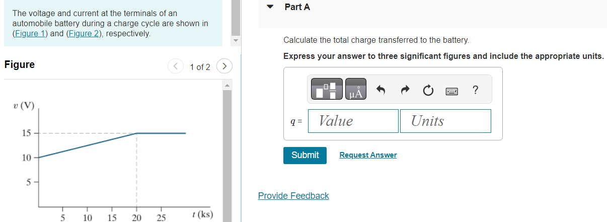 Solved The voltage and current at the terminals of an | Chegg.com