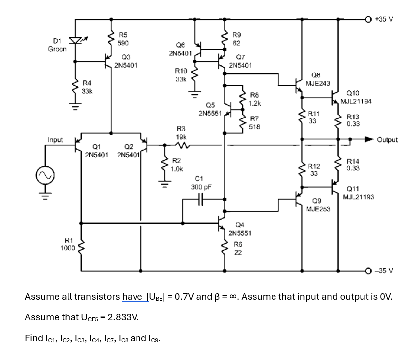 The voltage drop over the diode is 2.3V. ﻿Assume all | Chegg.com