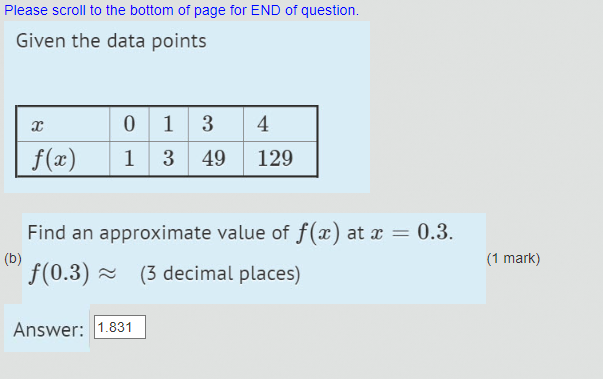 Solved Please scroll to the bottom of page for END of | Chegg.com