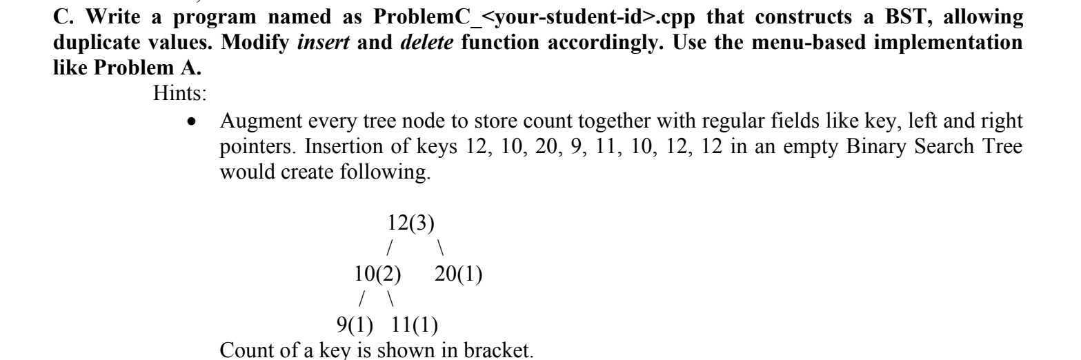 Solved //BST.h #ifndef BST_h #define BST_h class | Chegg.com