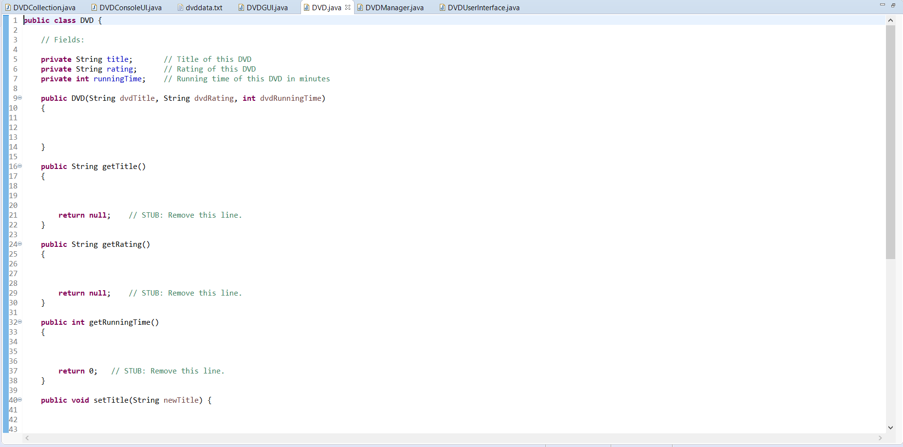 can some help me with this in java? I need to | Chegg.com