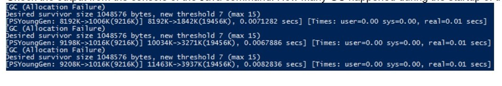 Use the jstat command to check the output and find | Chegg.com