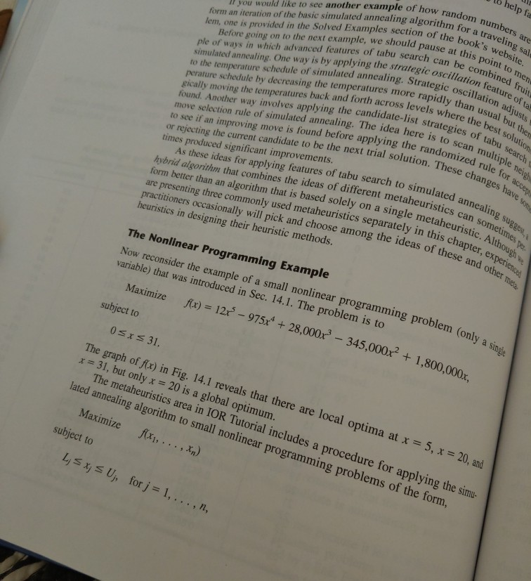 Consider the following nonconvex problem, using x=2.5 | Chegg.com