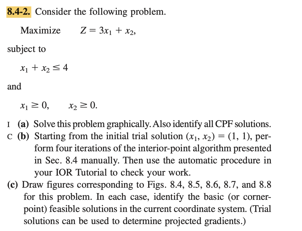 84 2 Consider The Following Problem Maximize 