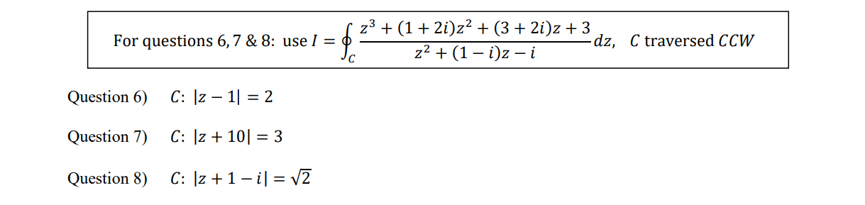 Solved For questions 6, 7 \& 8: use | Chegg.com
