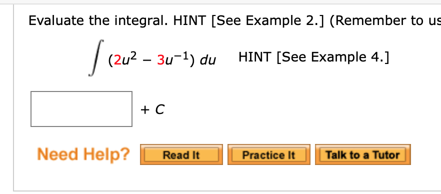 Solved Evaluate the integral. HINT [See Example 3.] (1.5x + | Chegg.com