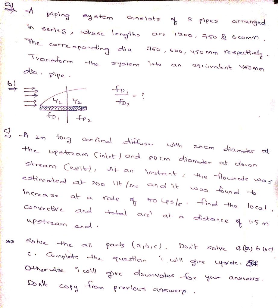 Solved By stem consists of 3 pipes arranged piping in | Chegg.com