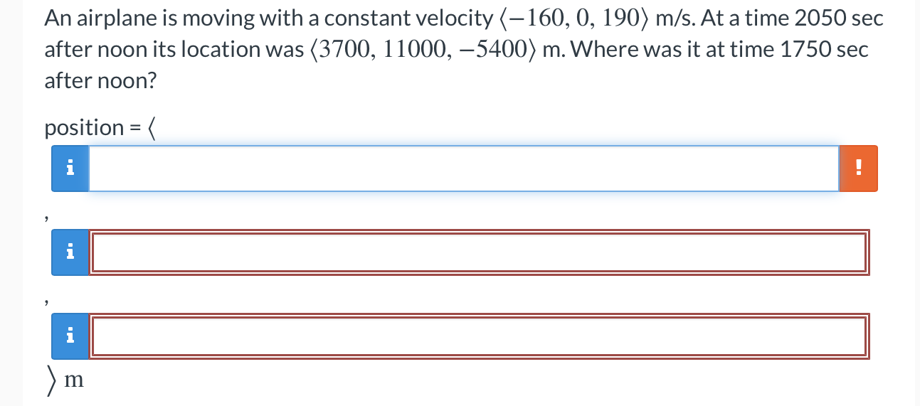 Solved An airplane is moving with a constant velocity | Chegg.com