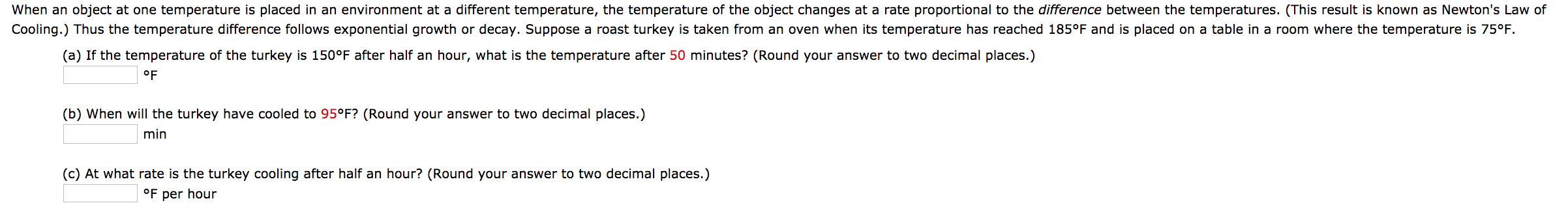 Solved When an object at one temperature is placed in an | Chegg.com