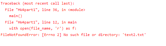 In Python, I need to get the file name from user and | Chegg.com