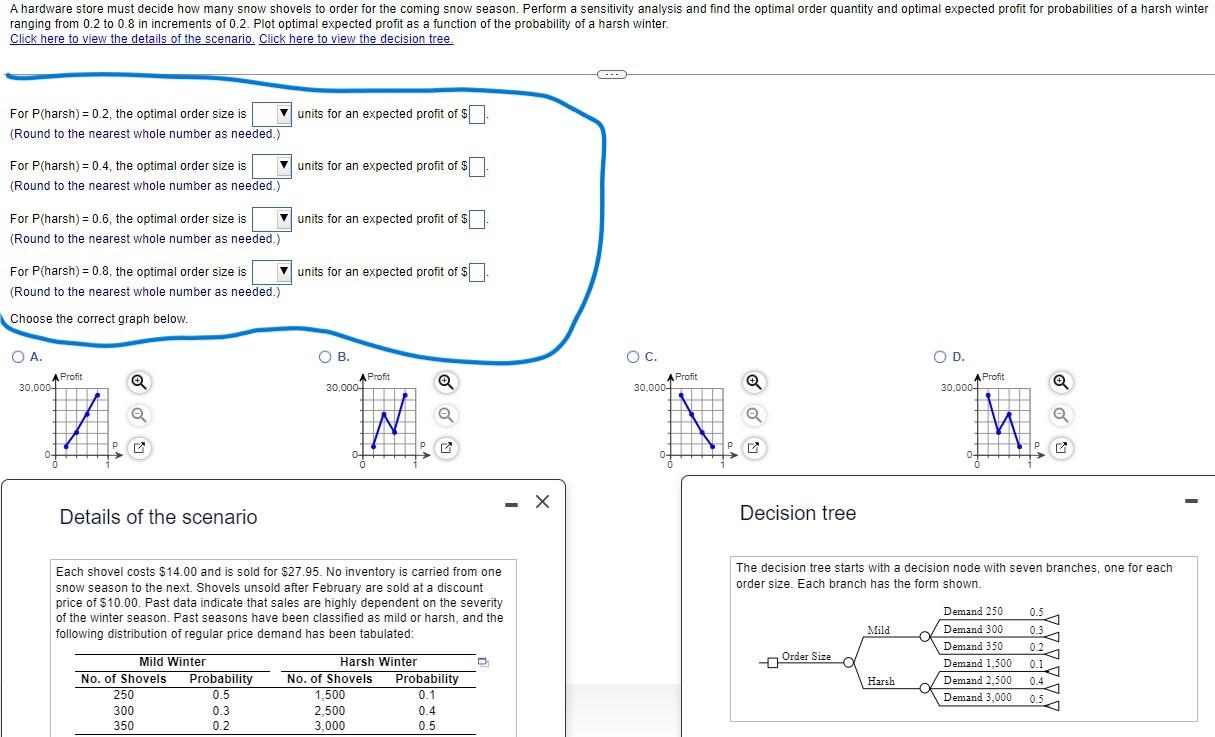 Solved solve for the for whats cirlced and pick the graph | Chegg.com