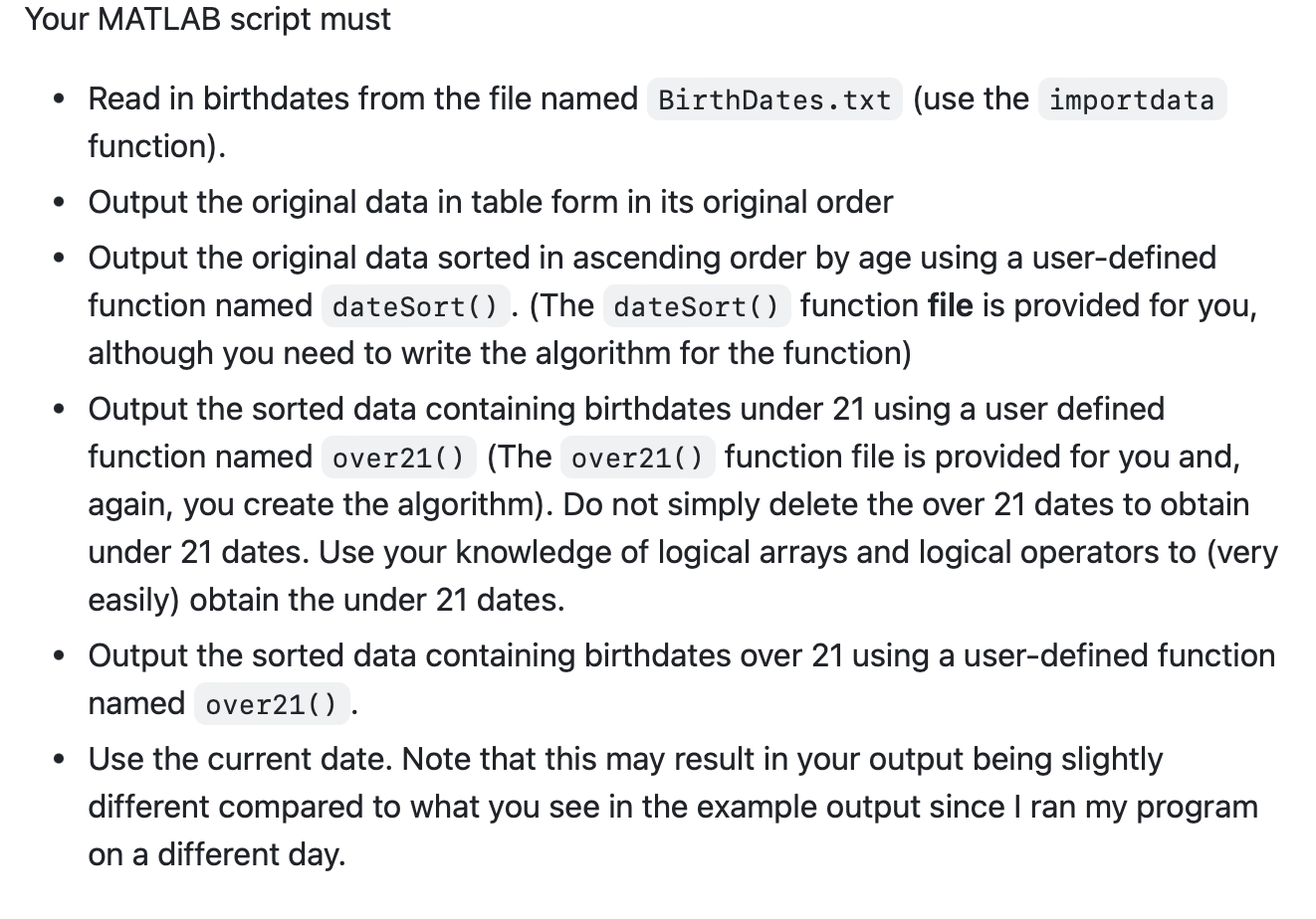 Solved in maylab plzhints: importdata() will import the | Chegg.com