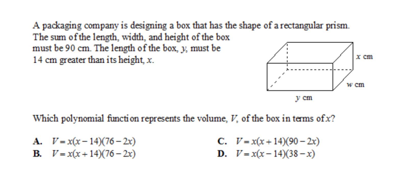Solved A packaging company is designing a box that has the | Chegg.com